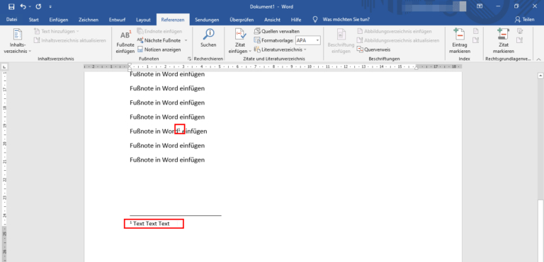 Fußnote in Word einfügen: So geht's 2025 echt ganz einfach